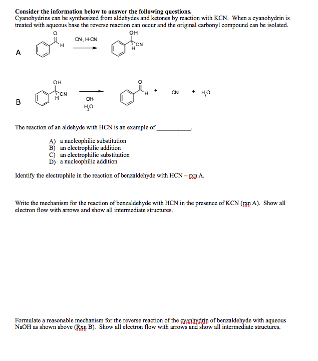 Solved Consider the information below to answer the | Chegg.com