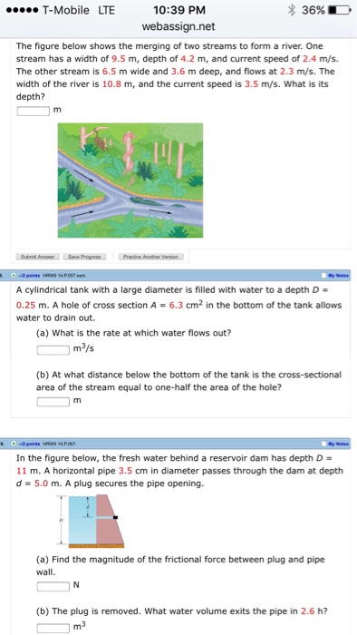 Solved The figure below shows the merging of two streams to | Chegg.com