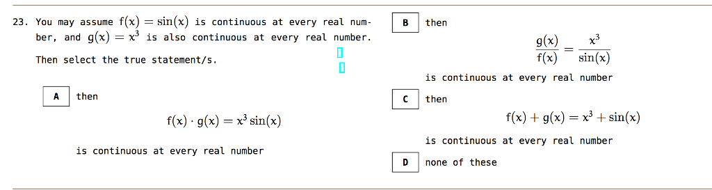 Solved minimum value for the function 21. If f is continuous | Chegg.com