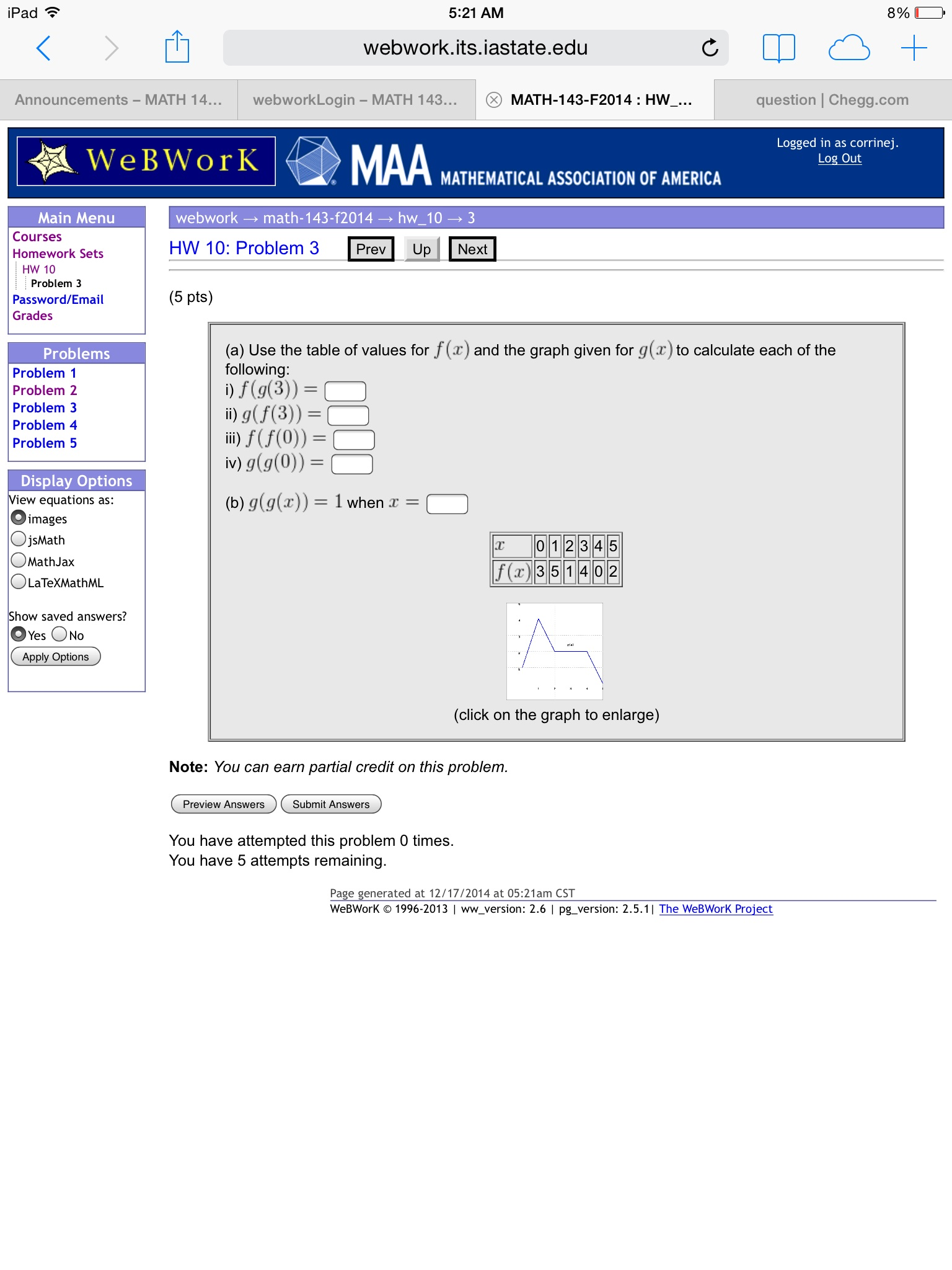 Solved 8% Pad 5:16 AM c webwork its iastate.edu X | Chegg.com
