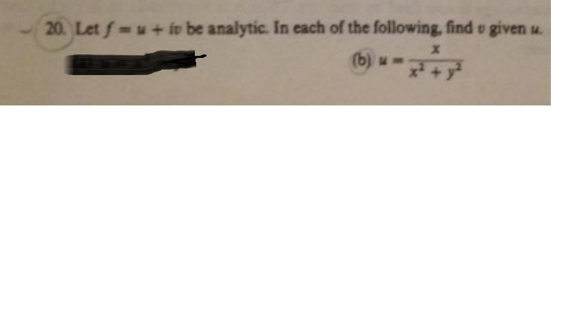 Solved 20,-Let f to be analytic. In each of the following, | Chegg.com