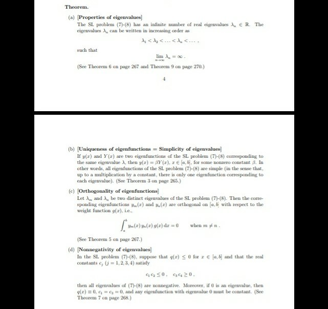 Solved Liouville Problem Problem 4 [a Sturm Consider The