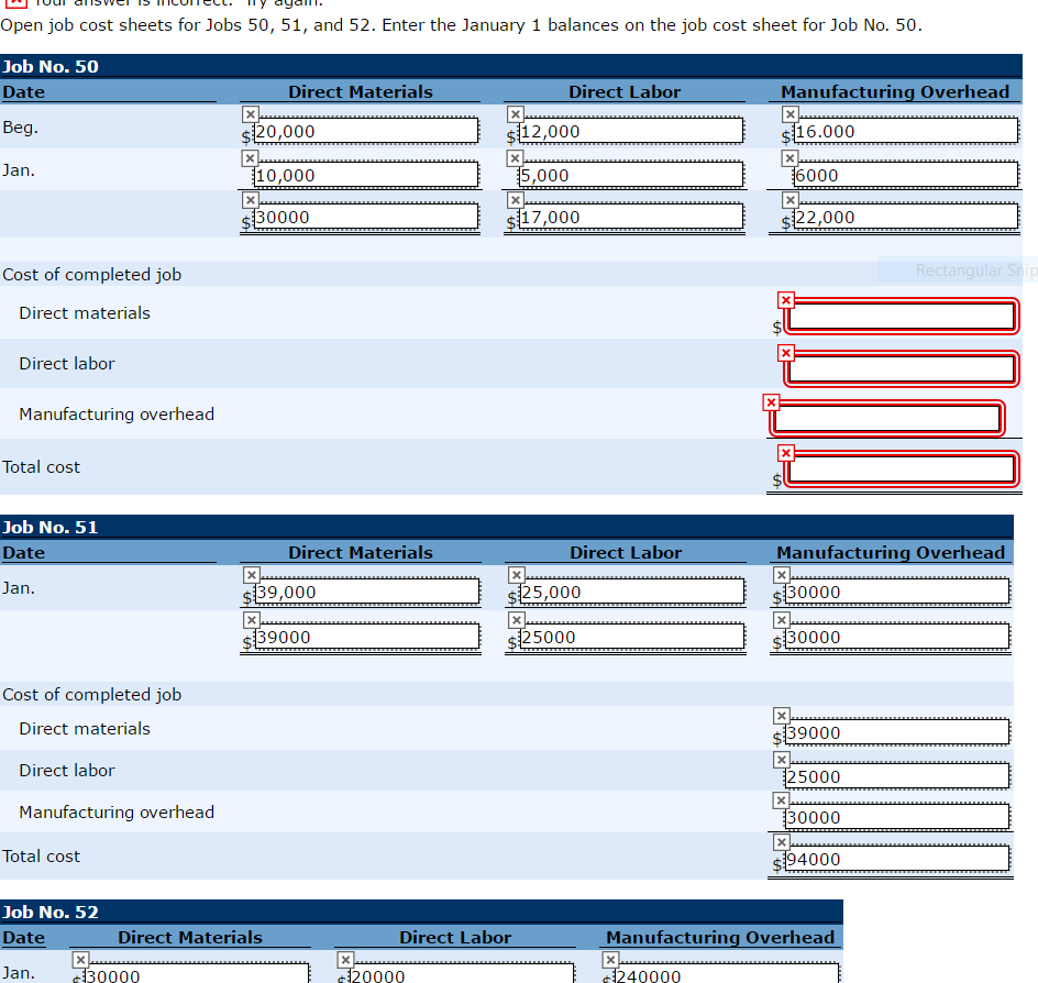Solved Problem 16-1A Lott Company uses a job order cost | Chegg.com