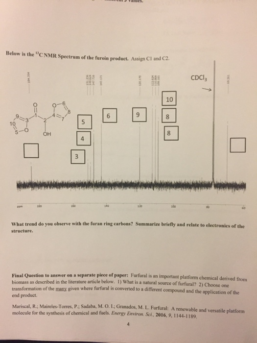 Solved Help just two questions please. (C NMR part and final | Chegg.com