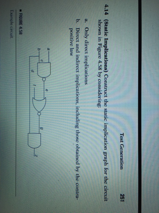 Solved Construct the static implication graph for the | Chegg.com
