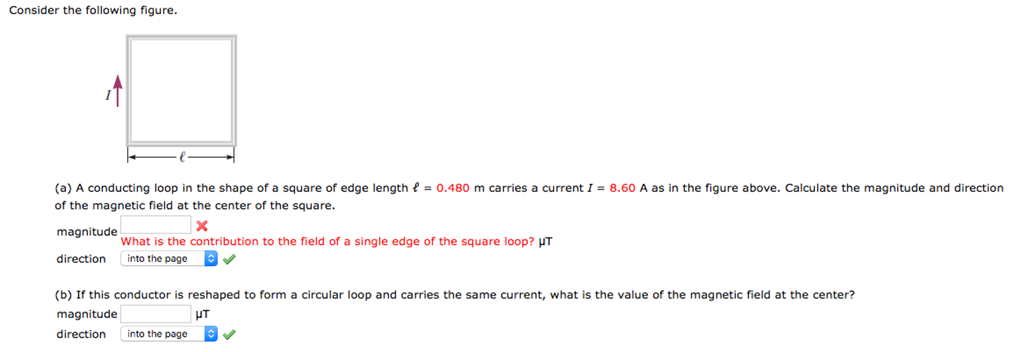 Solved Consider the following figure. (a) A conducting loop | Chegg.com