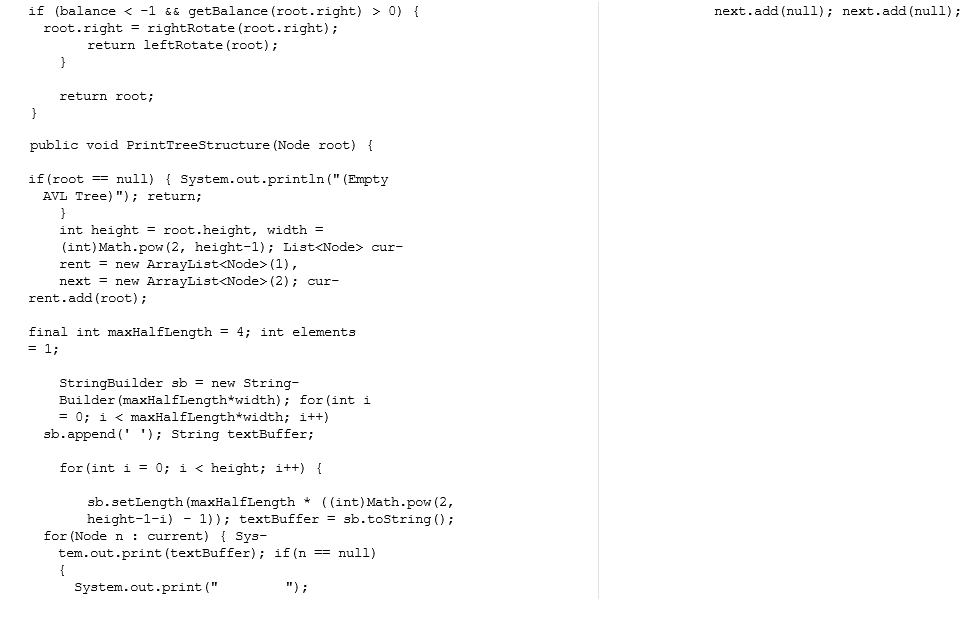 Solved This assignment is concerned with AVL trees. Given | Chegg.com