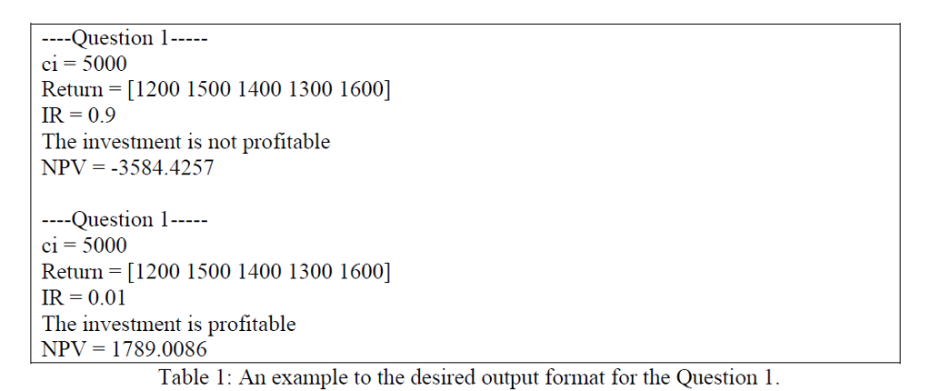 In Corporate Finance, Net Present Value (NPV) | Chegg.com