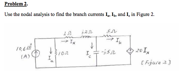 Solved Use the nodal analysis to find the branch currents | Chegg.com