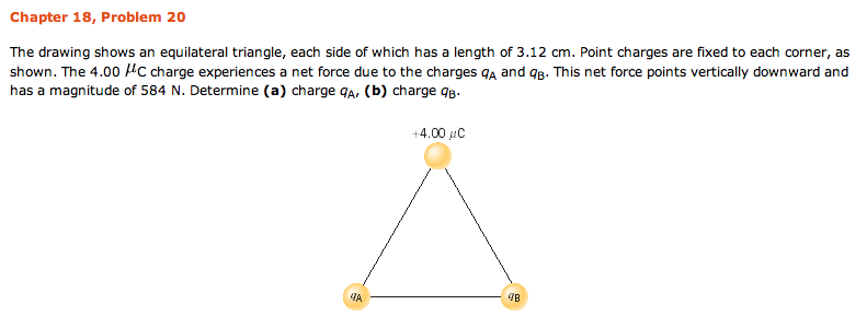 The drawing shows an equilateral triangle, each side | Chegg.com