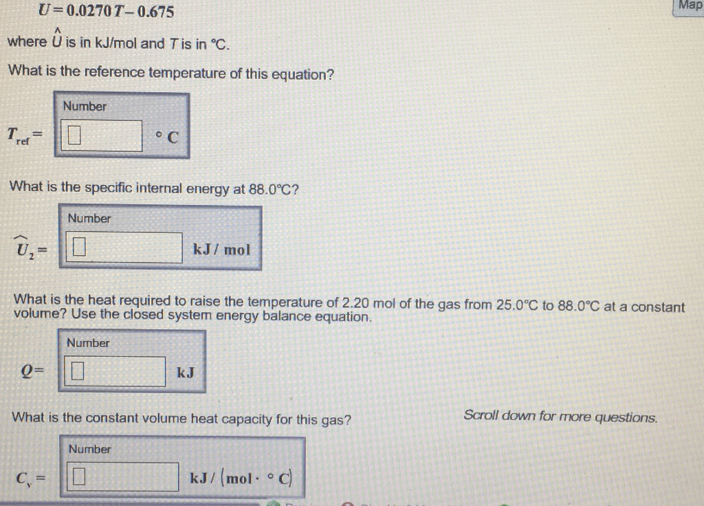 Solved Suppose an unknown gas mixture's specific internal | Chegg.com