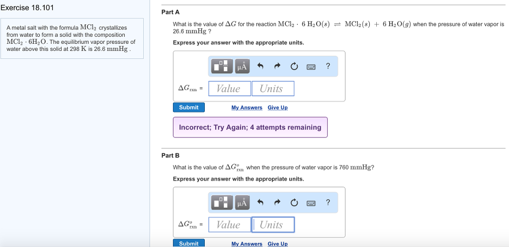 Solved A metal salt with the formula MCI_2 crystallizes from | Chegg.com