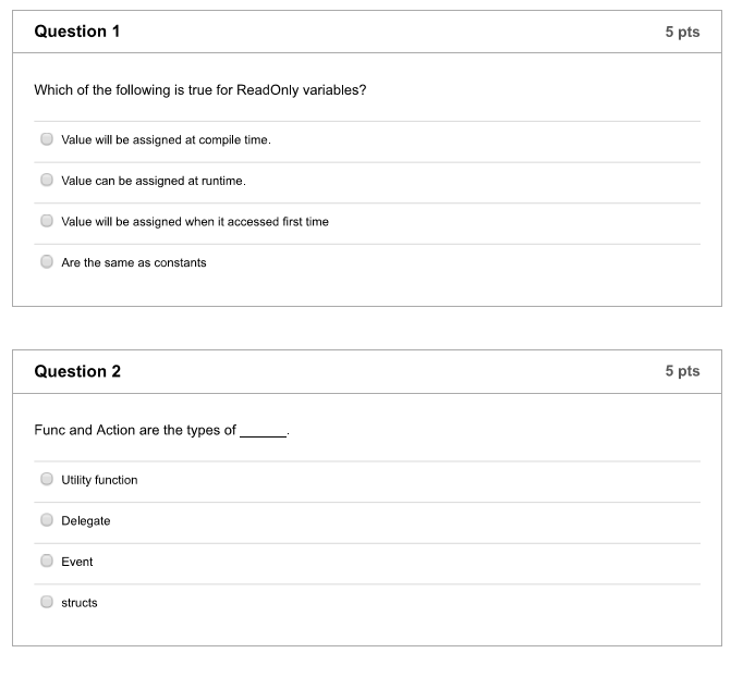 Solved Which of the following is true for ReadOnly | Chegg.com Solved Which of the following is true for ReadOnly | Chegg.com