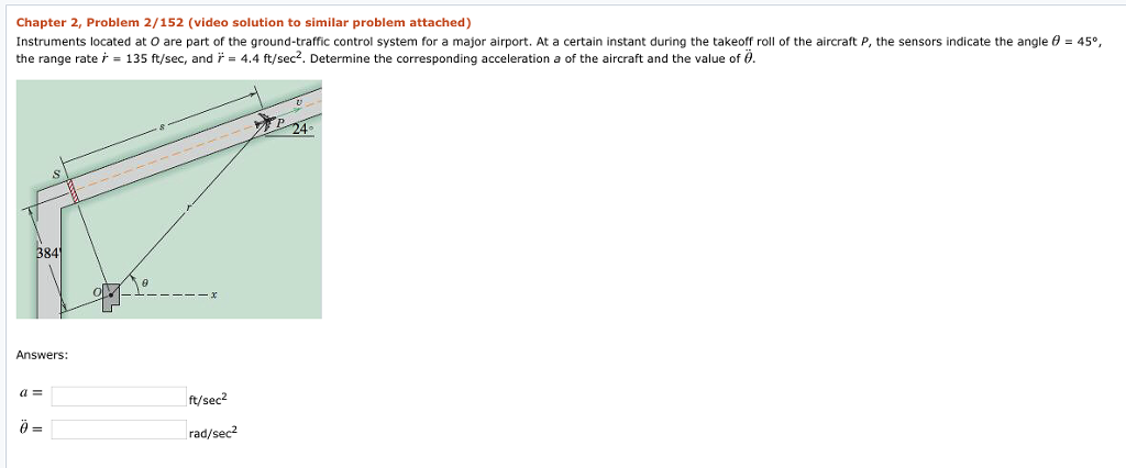Solved Chapter 2, Problem 2/152 (video solution to similar | Chegg.com