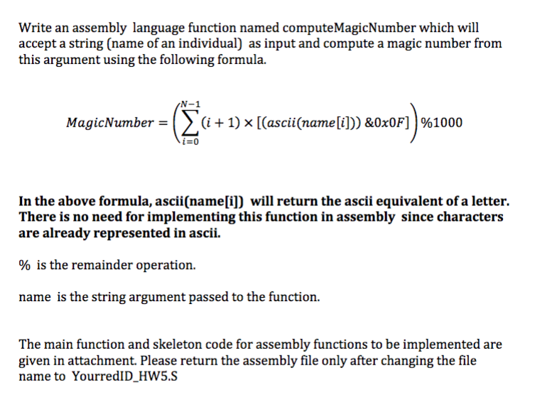 Solved Write an assembly language function named | Chegg.com Solved Write an assembly language function named | Chegg.com