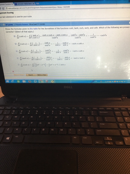 Solved Prove the formulas given to this table for the | Chegg.com
