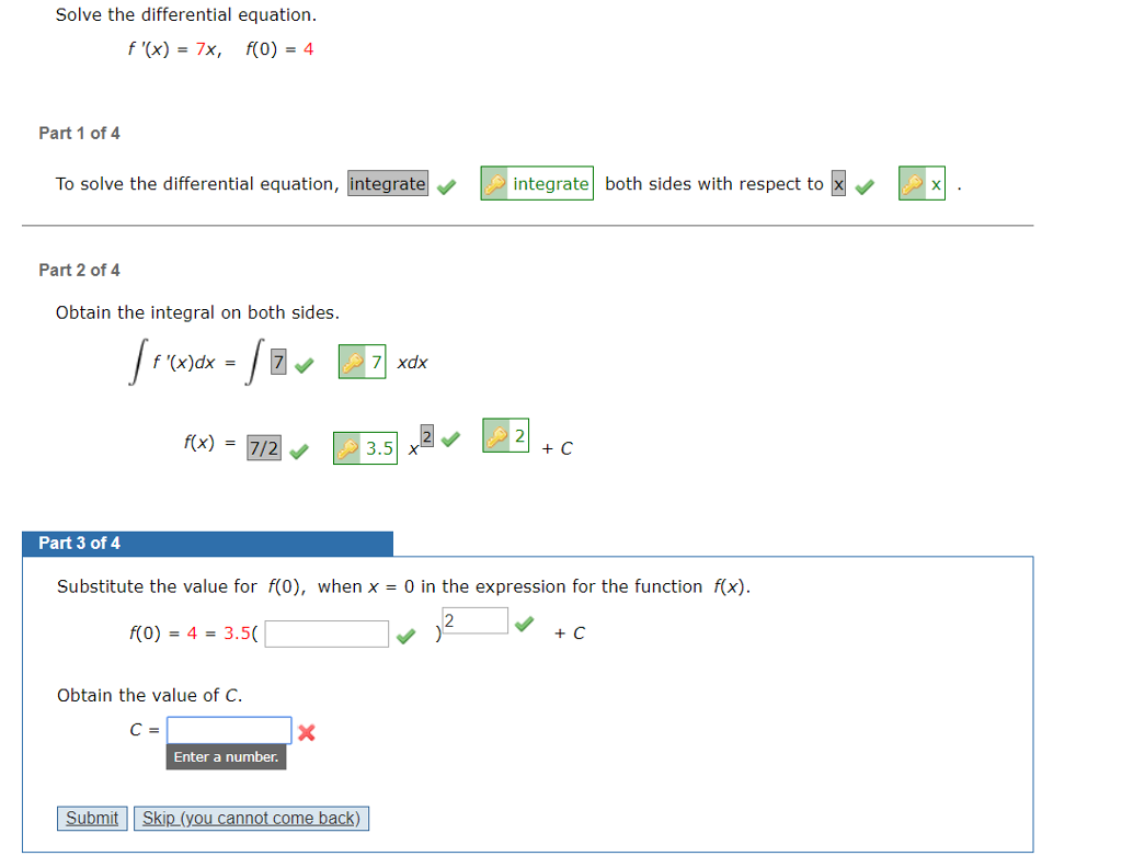 Solved Find the indefinite integral and check the result by | Chegg.com