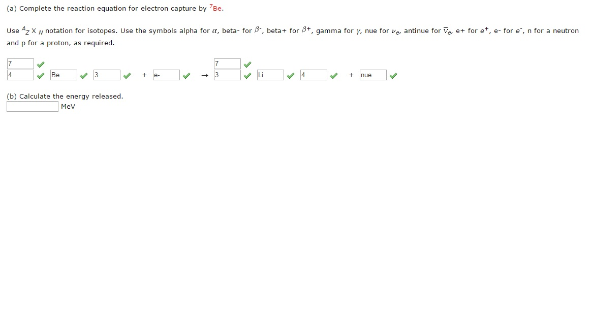 Electron capture equation - holoserof