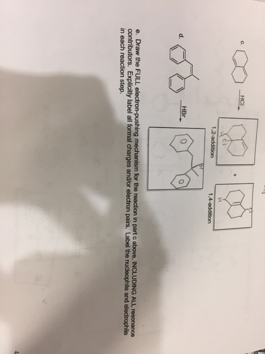 Solved Draw the FULL electron-pushing mechanism for the | Chegg.com