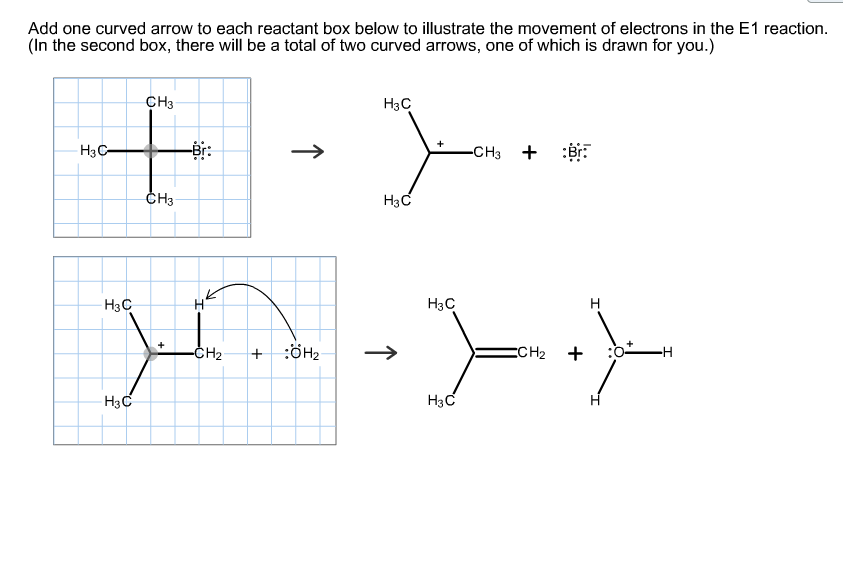 Solved Add one curved arrow to each reactant box below to | Chegg.com