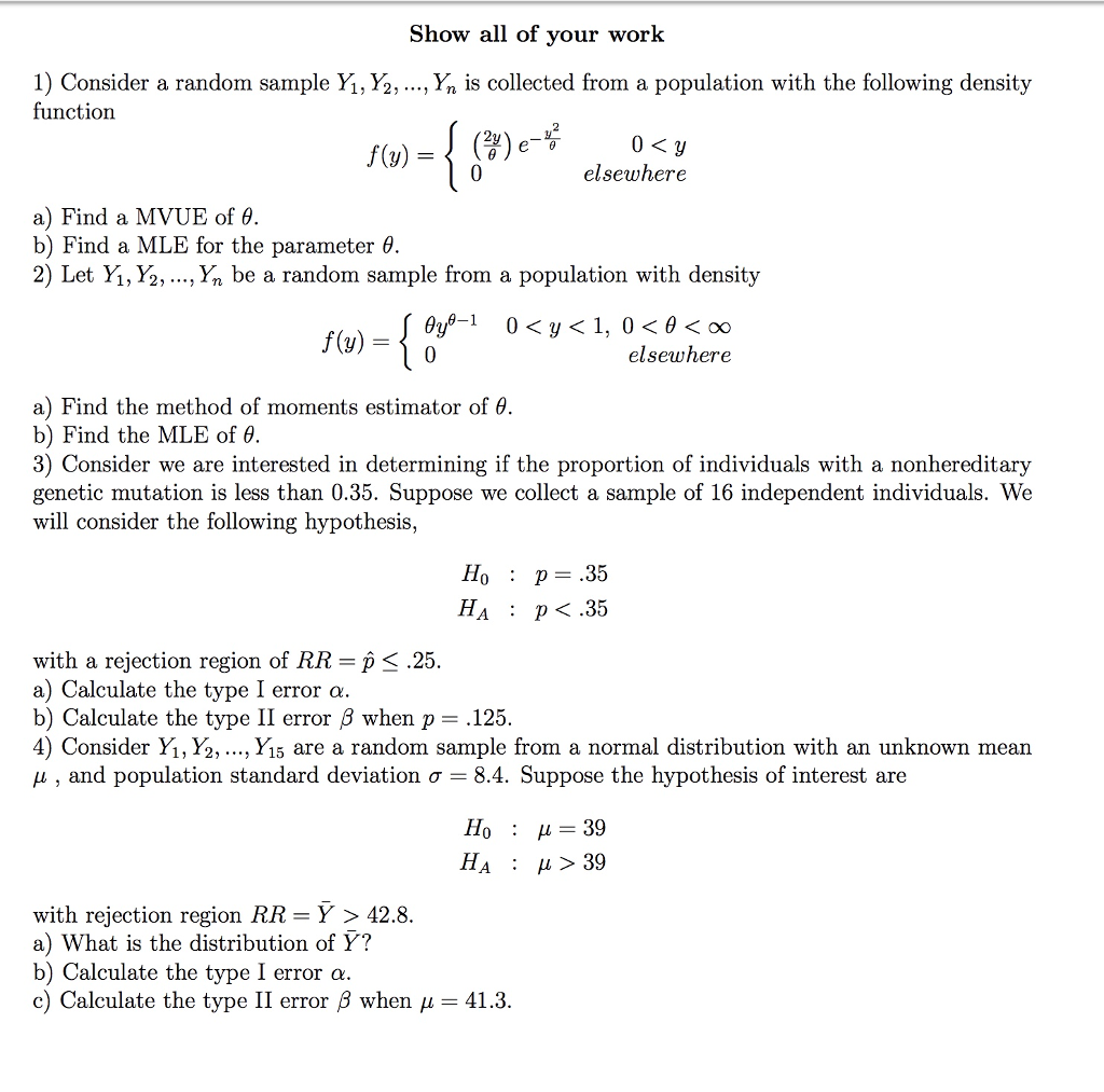 Solved Compute each of the following questions. Show all | Chegg.com Solved Compute each of the following questions. Show all | Chegg.com
