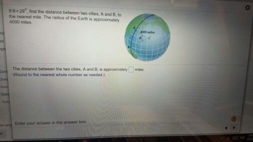 Solved If theta = 29 degree, find the distance between two | Chegg.com