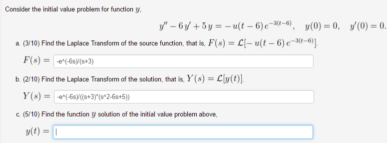 Solved Consider The Initial Value Problem For Function Y