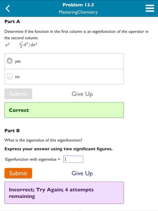 Solved Determine If The Function In The First Column Is An 