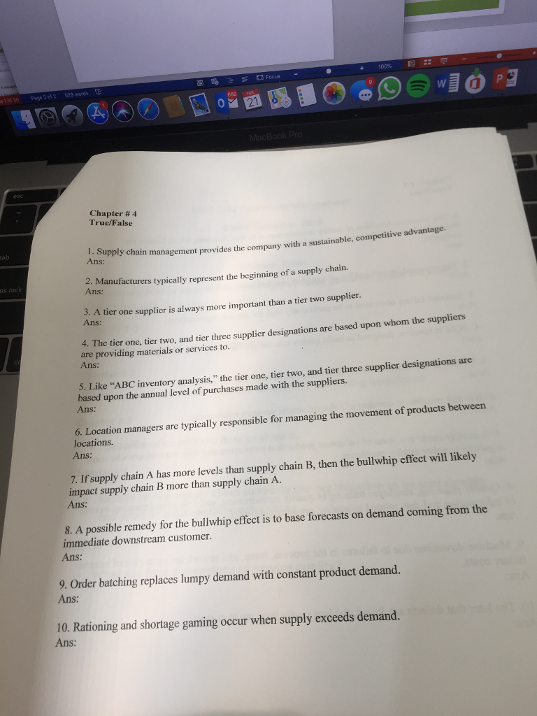 Solved e of 36 Page 2 of 2 29 words 868 9 Chapter # 4 | Chegg.com