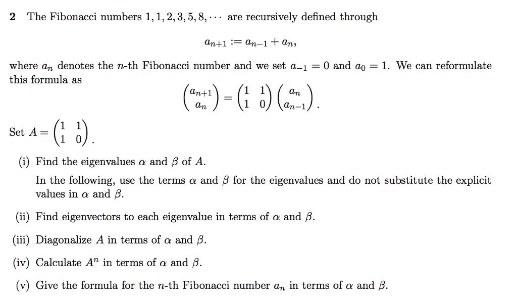 Solved The Fibonacci numbers 1, 1, 2, 3, 5, 8, are | Chegg.com