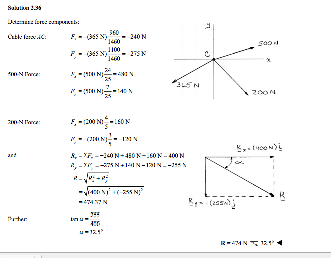Solved Trig question and force understanding (physics) in | Chegg.com