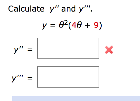 Solved Calculate y" and y". | Chegg.com