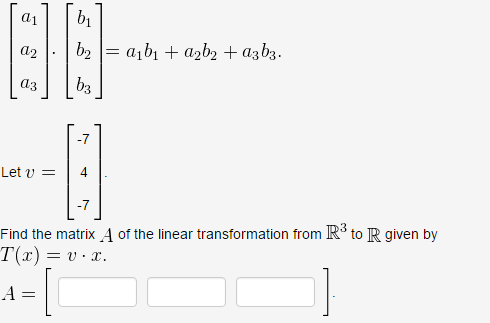 Solved Linear Algebra Find the matrix of the linear | Chegg.com
