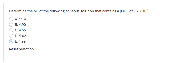 Solved Determine the pH of the following aqueous solution | Chegg.com