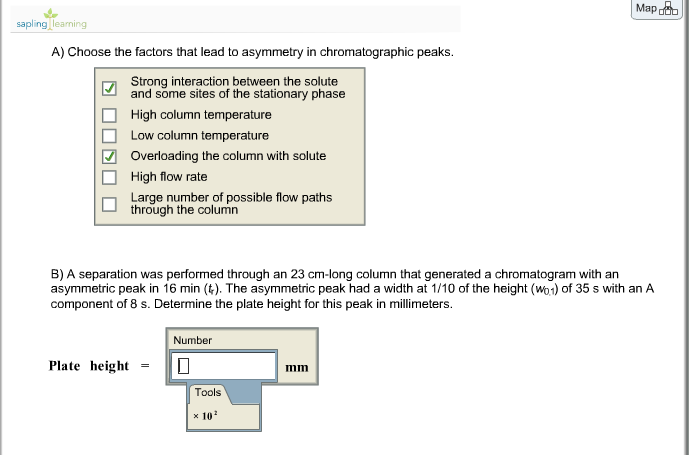 Solved Map pling A) Choose the factors that lead to | Chegg.com