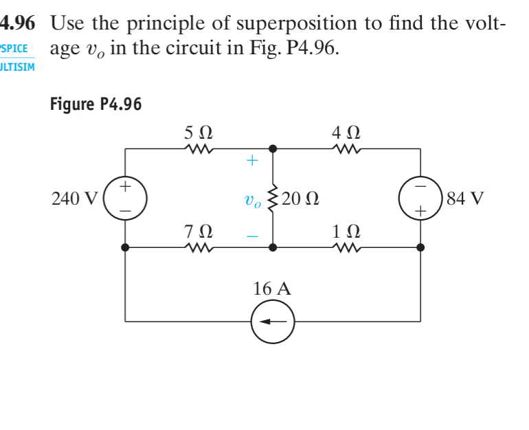 Solved Use the principle of superposition to find the | Chegg.com