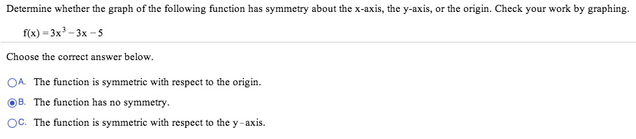 Solved Indicate whether the graph specifies a function. The | Chegg.com