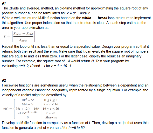 Solved #1 The divide and average. method, an old-time method | Chegg.com