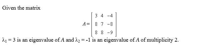 Solved Find the solution of x'=Ax correspoding to Lamda1 I | Chegg.com