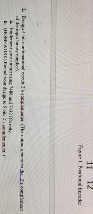 Solved Design 4-bit combinational circuit 2's complementer. | Chegg.com