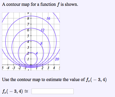 Solved A contour map for a function f is shown. Use the | Chegg.com