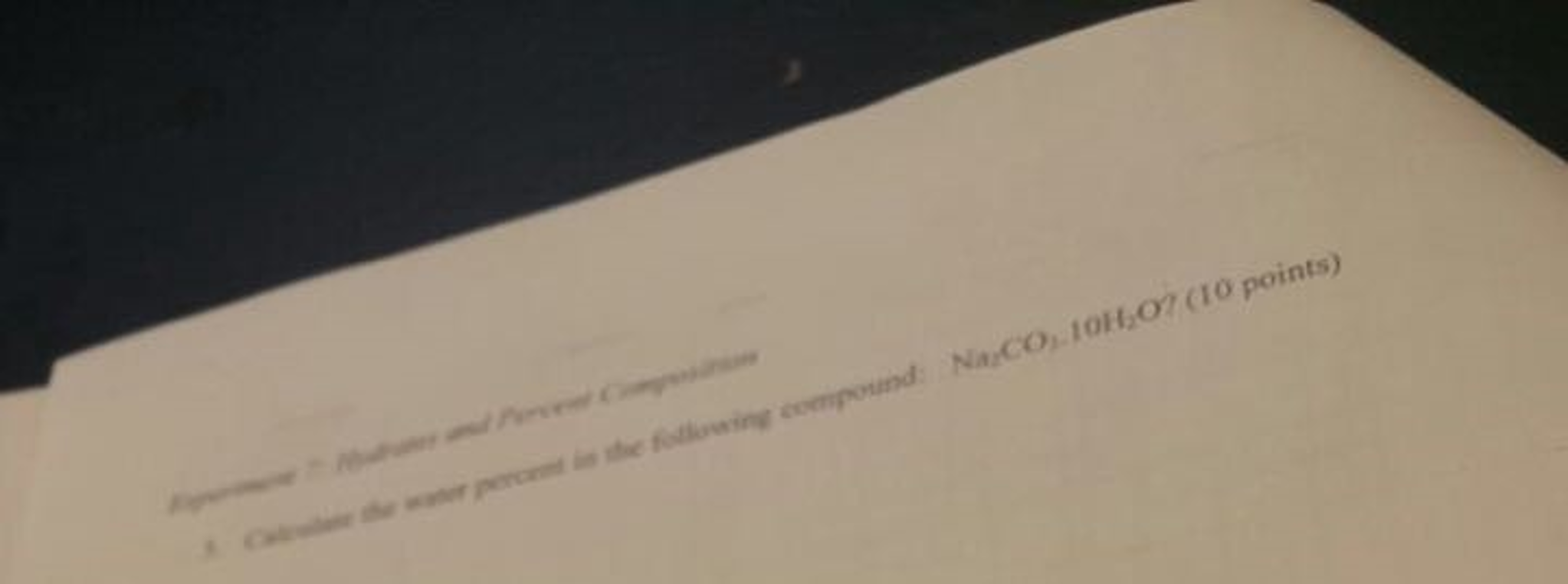 Solved A Chem 3A student heated an unknown solid in a | Chegg.com