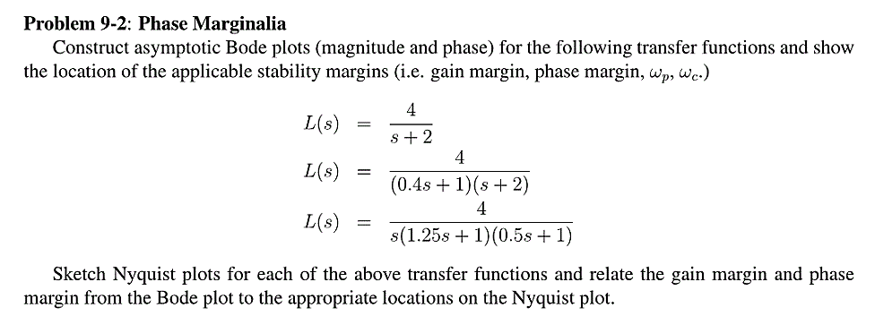 Solved Construct asymptotic Bode plots (magnitude and phase) | Chegg.com