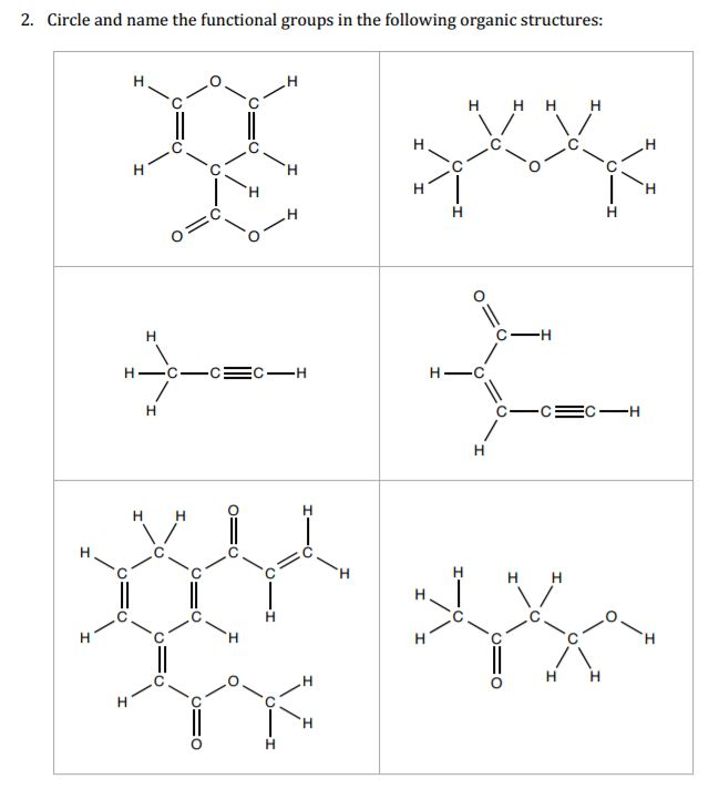 Solved Circle and name the functional groups in the | Chegg.com