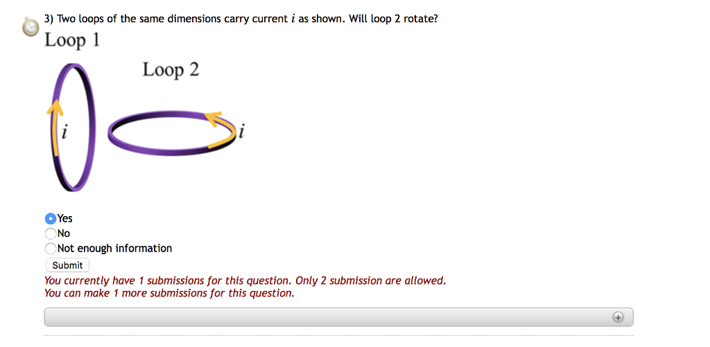 Solved 3) Two loops of the same dimensions carry currenti as | Chegg.com