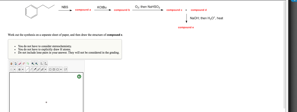 Solved Work out the synthesis on a separate sheet of | Chegg.com