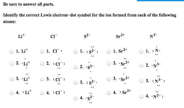 Solved Be Sure To Answer All Parts Identify The Correct