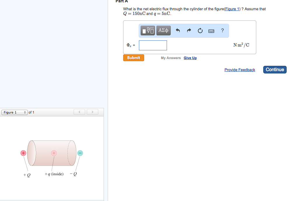 Solved What is the net electric flux through the cylinder of | Chegg.com
