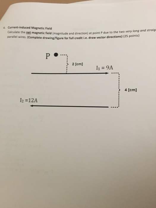 Solved Current-induced Magnetic Field Calculate the net | Chegg.com