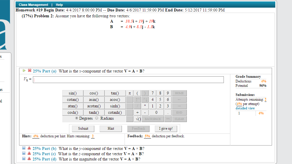 Solved Class Management I Help Homework #19 Begin Date: | Chegg.com